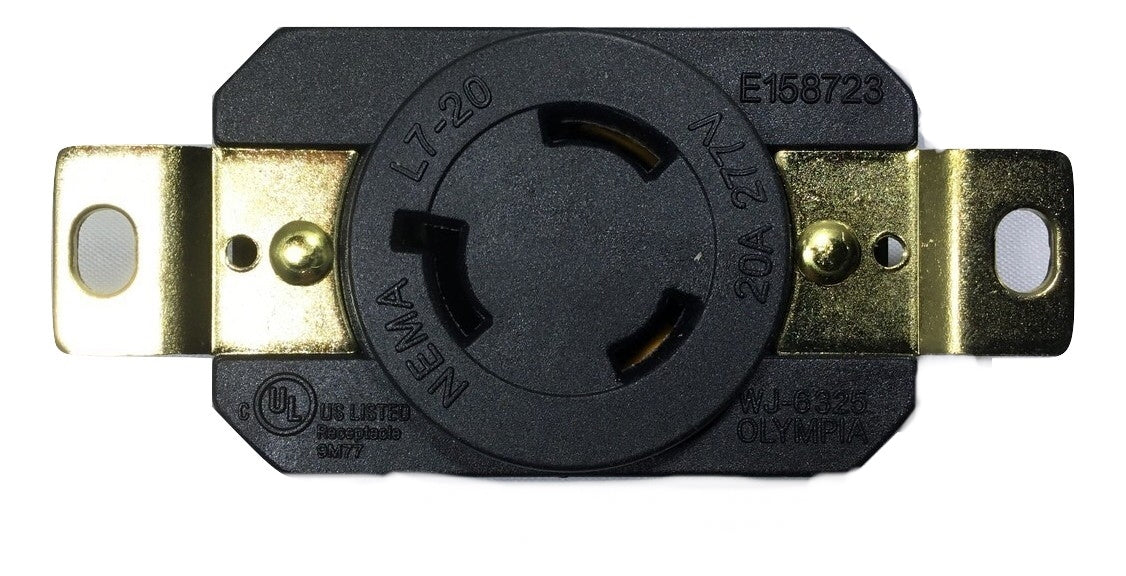 NEMA L7-20 Locking Receptacle – Powertronics
