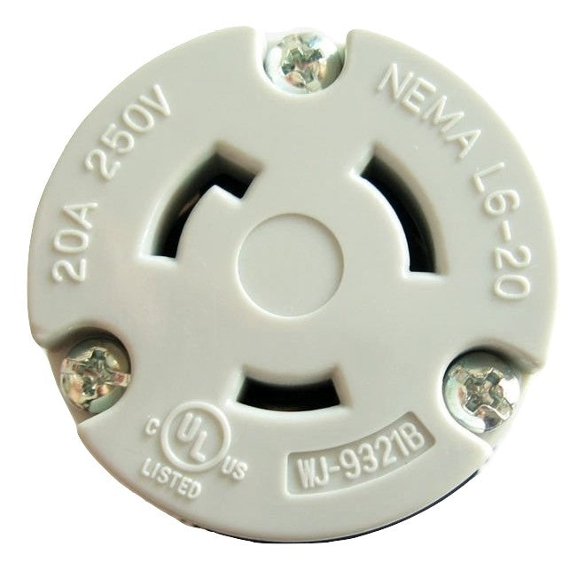 NEMA L6-20 Locking Connector – Powertronics